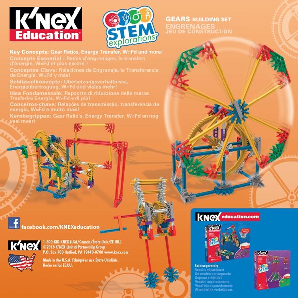 K'NEX STEM Explorations: Gears Building Set | 晶晶教育出版社 - 網上商店